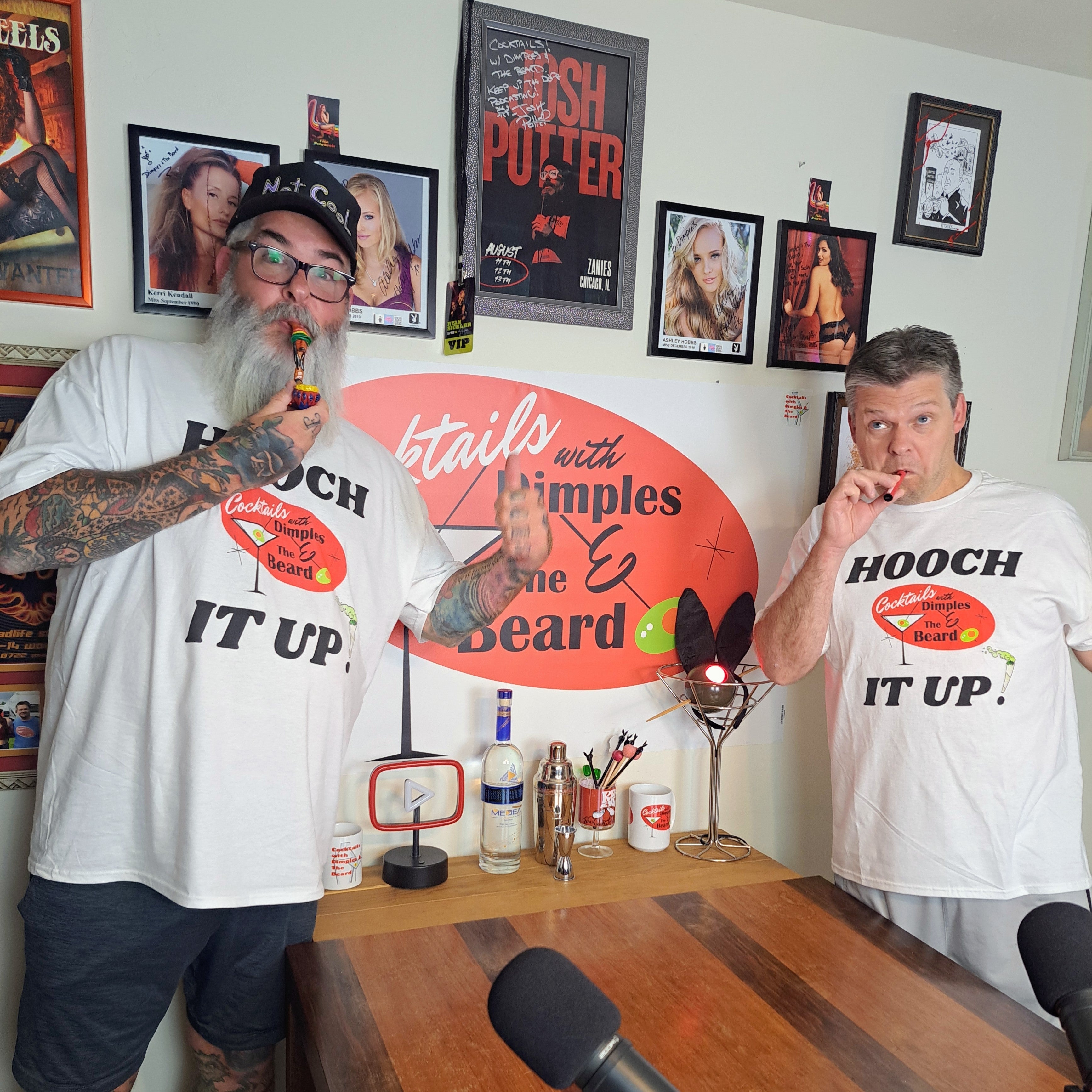 Cocktails with Dimples & The Beard – Back Of The Room Tees